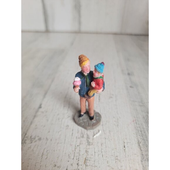 unbranded | Holiday | Lemax Mom Kid Ice Cream Village Accessory Town ...
